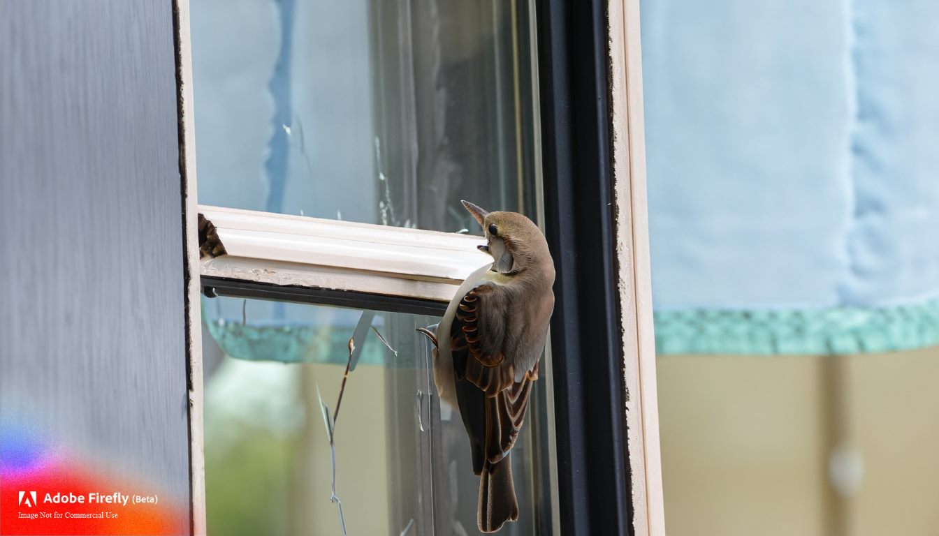 Can A Bird Break A Double-Glazed Window? - Birds News