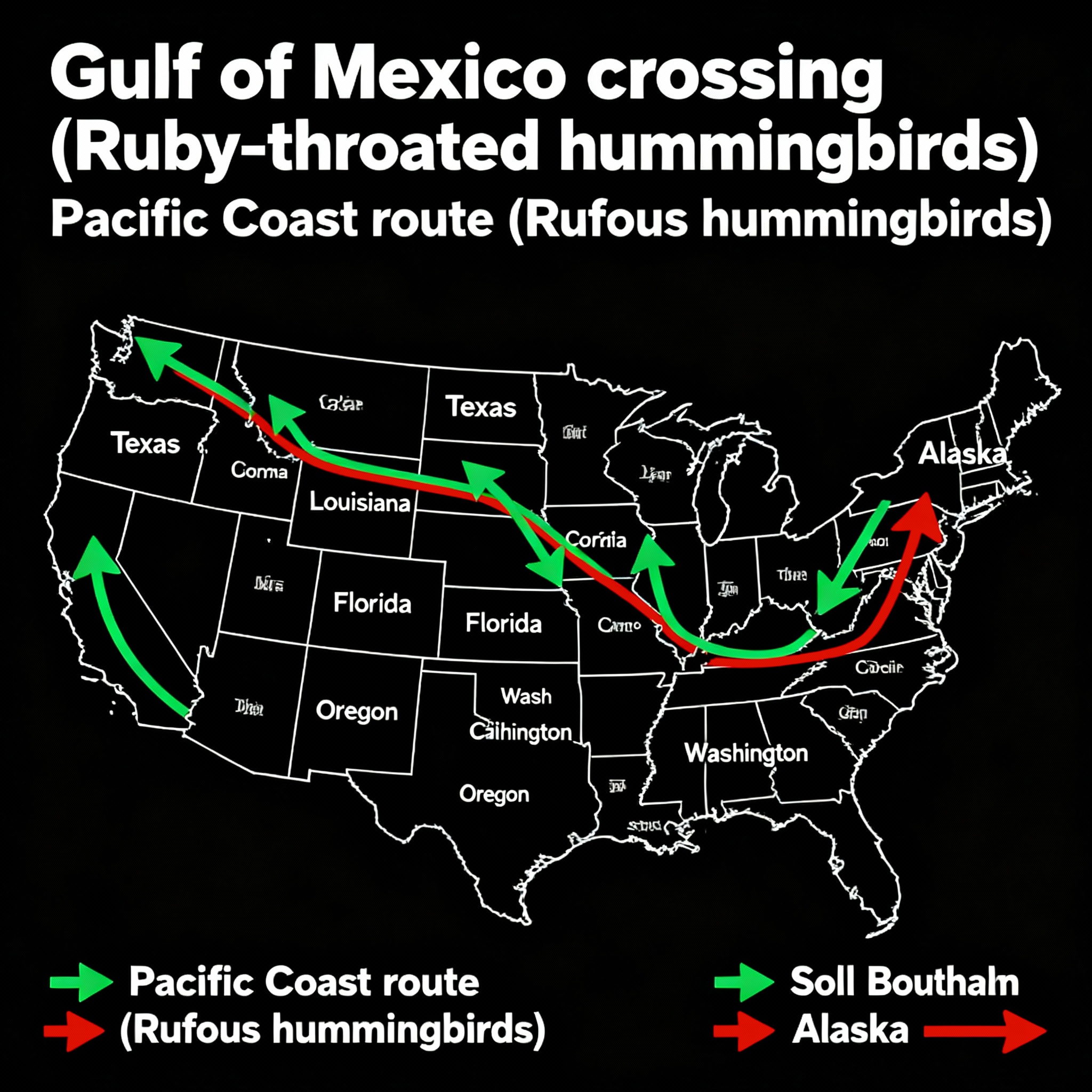 Hummingbird Migration Patterns: When, Where, and How? - Birds News