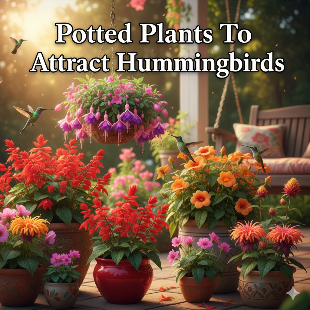 20+Best Potted Plants That Attract Hummingbirds - Birds News
