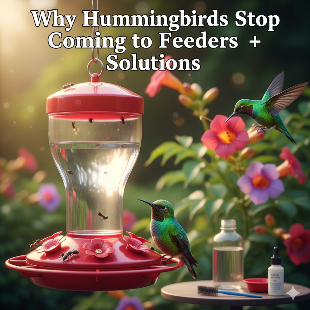 10+Reasons Why Hummingbirds Stop Coming to Feeders - Birds News
